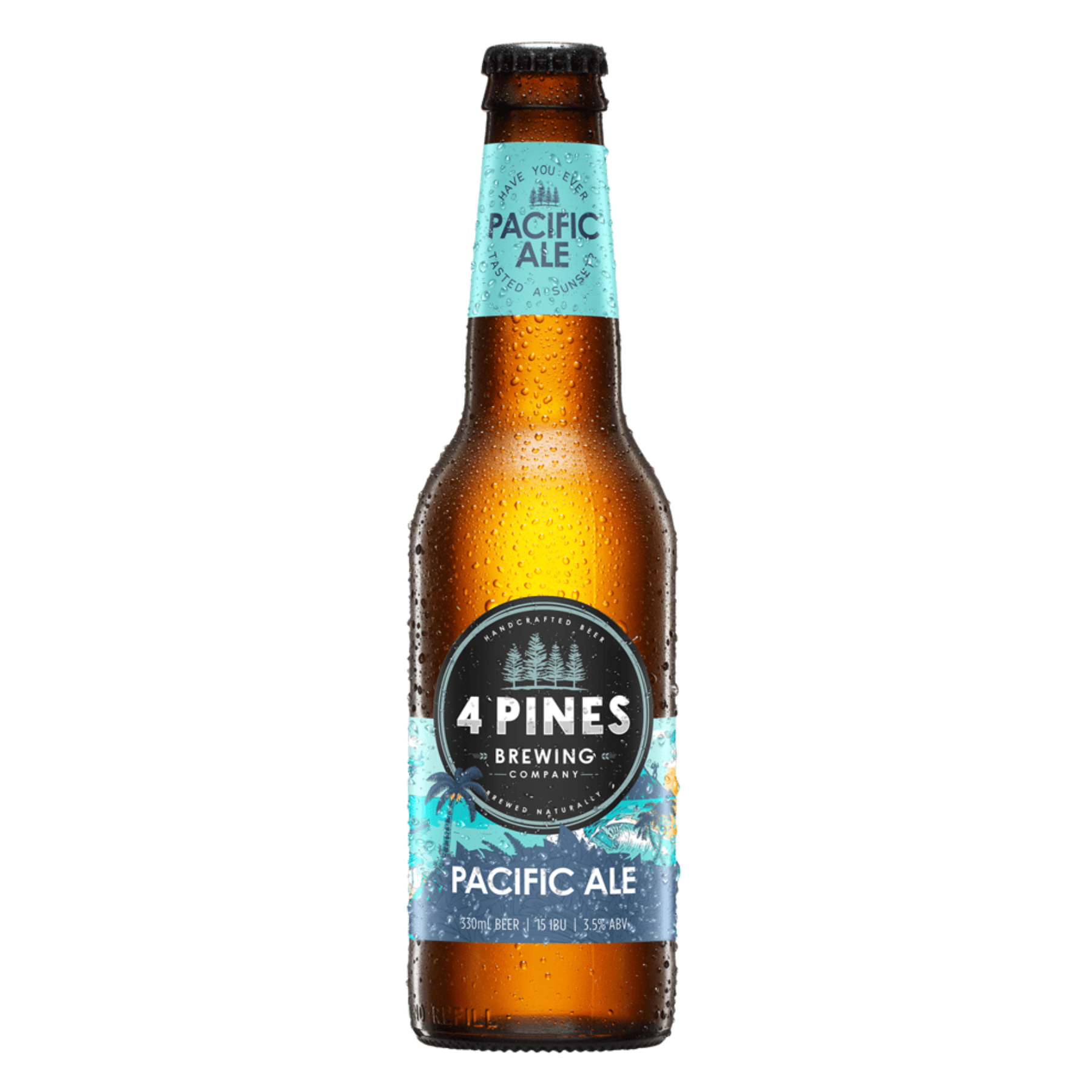 4 PINES PACIFIC ALE BOTTLE 330ML – ParkhillCellars