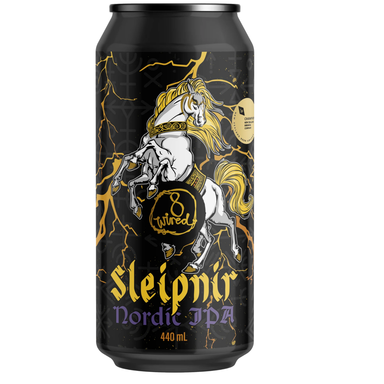 8 Wired Sleipnir Nordic IPA 440ml – New Zealand Craft Beer – Parkhill Cellars