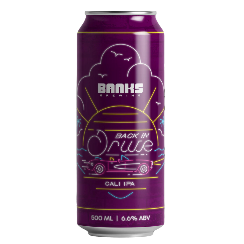 BANKS BREWING BACK IN DRIVE CALI IPA CAN 500ML – ParkhillCellars