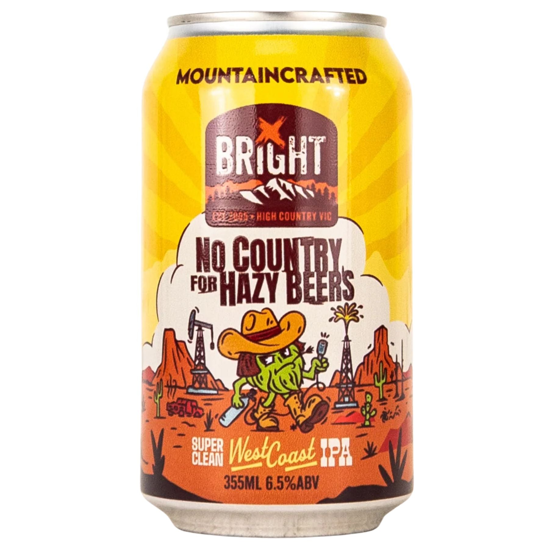 Bright Brewery No Country For Hazy Beers West Coast Ipa Can 355ml ...