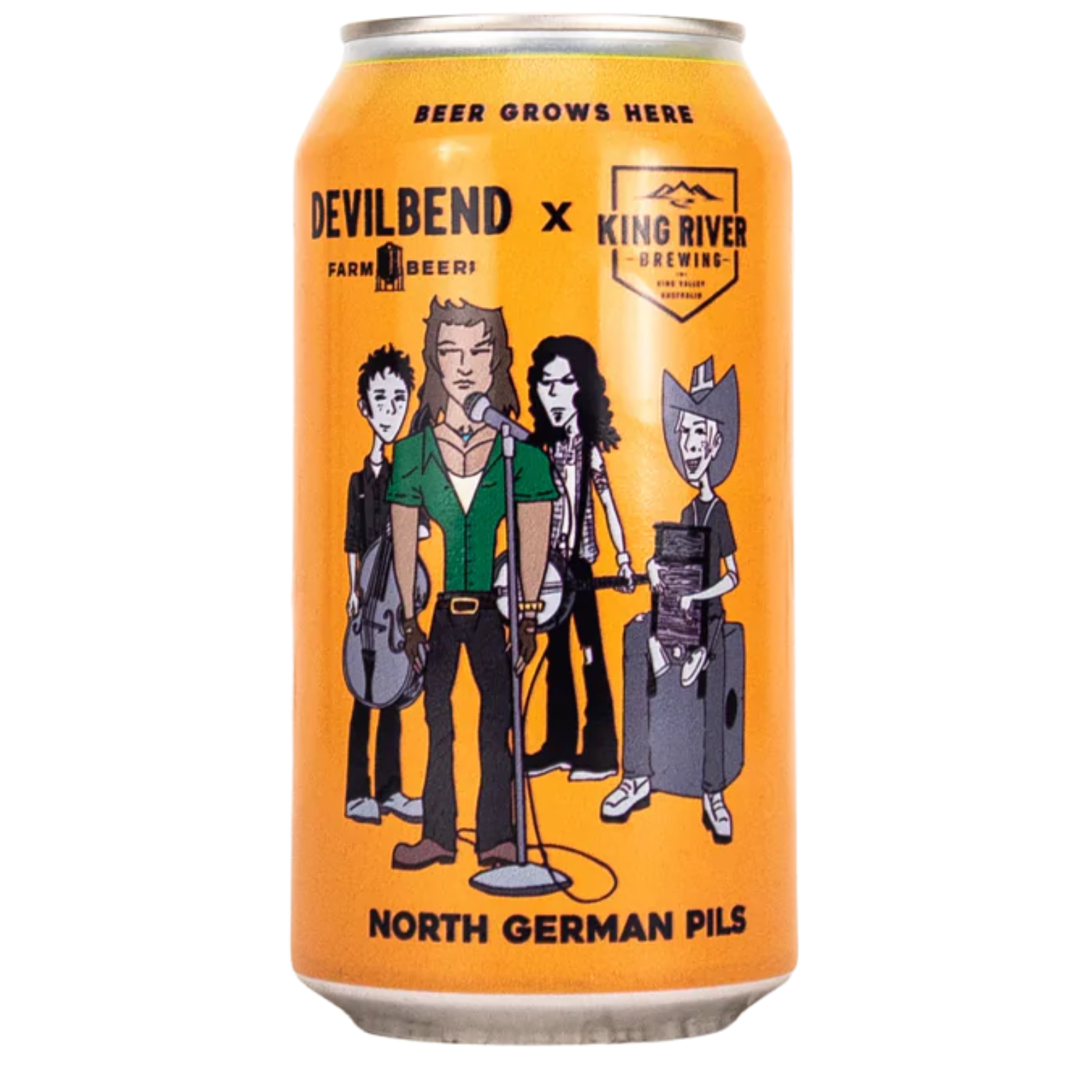 Devilbend x King River North German Pils 375ml – German Pils – Parkhill ...