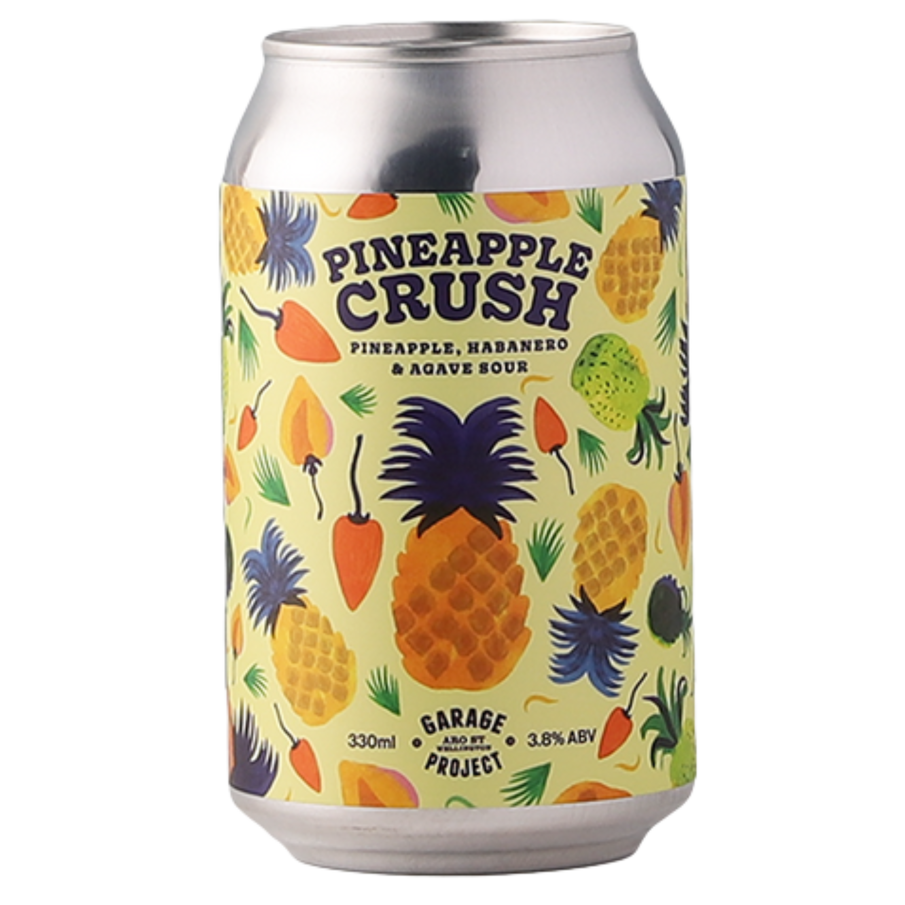 GARAGE PROJECT PINEAPPLE CRUSH PINEAPPLE HABANERO & AGAVE SOUR CAN 330 ...
