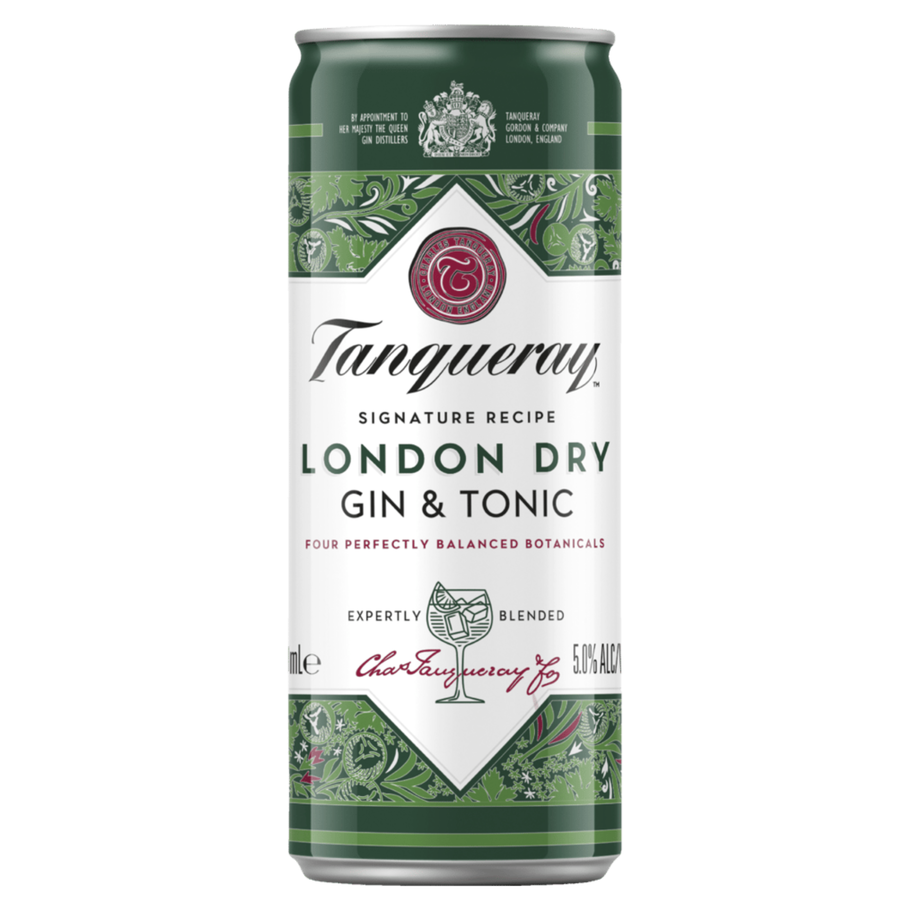 TANQUERAY GIN & TONIC CAN 250ML – ParkhillCellars